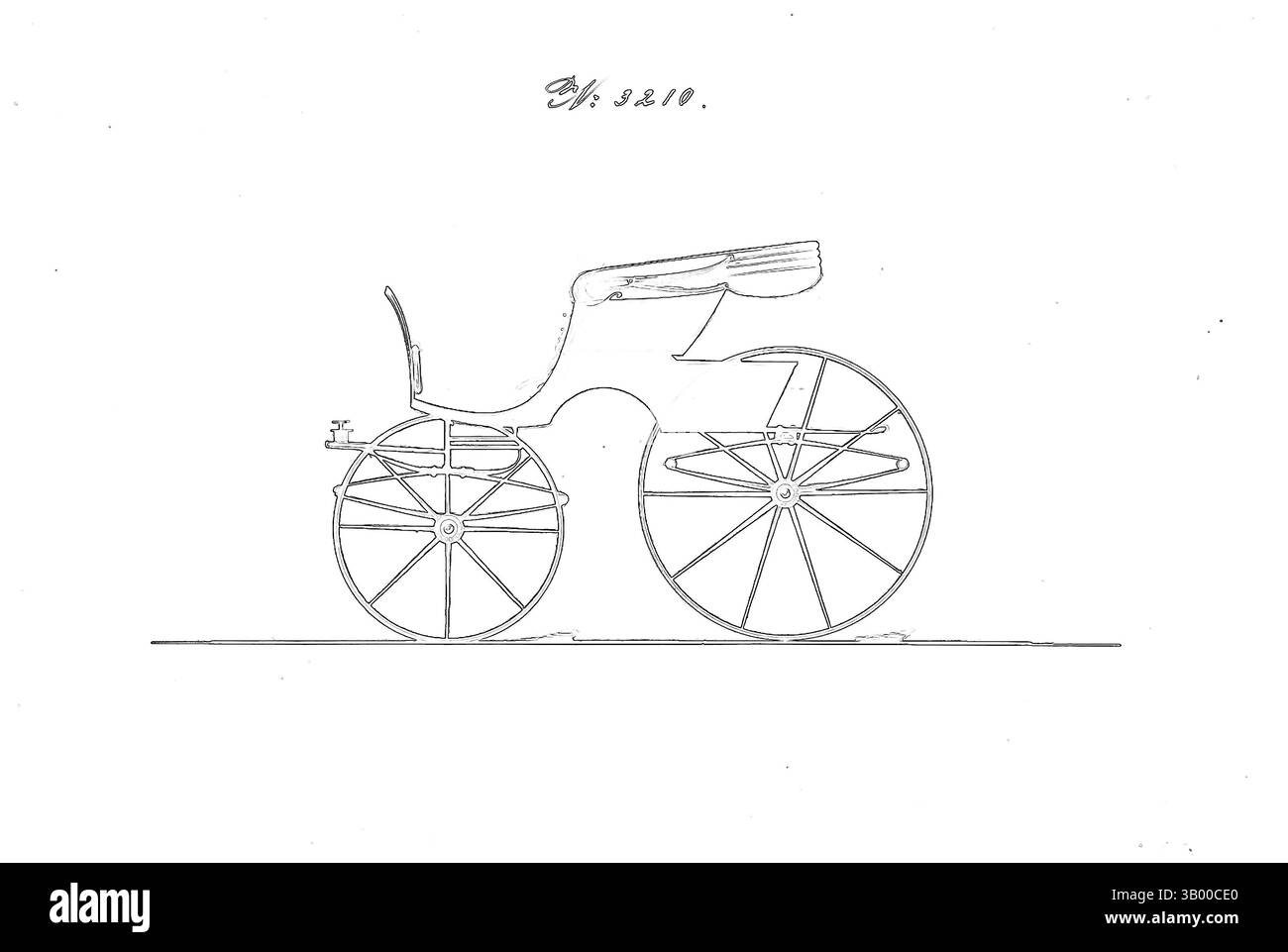 A stylized representation of a bicycle, featuring a vibrant outline ...