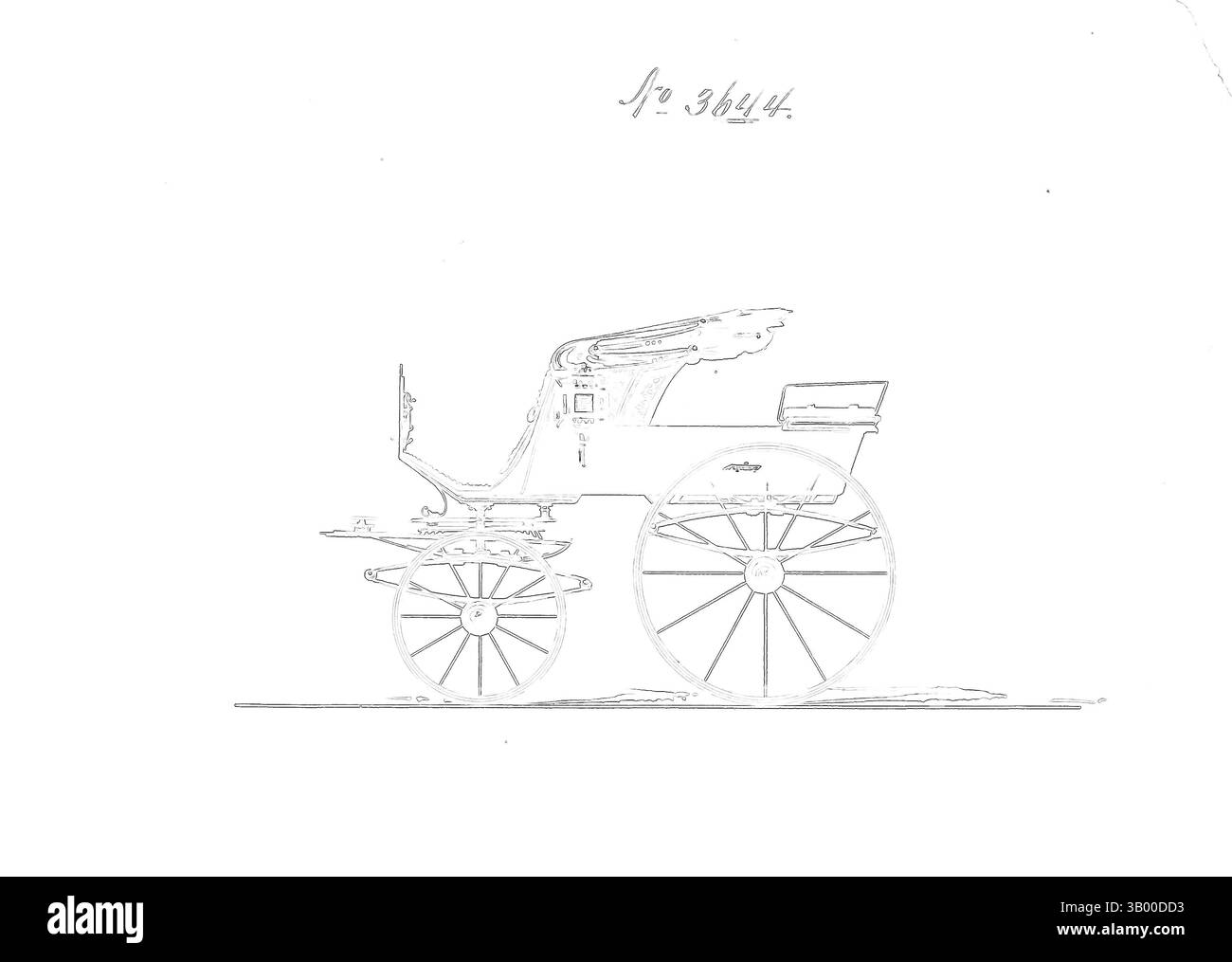 A stylized representation of a vintage carriage, featuring intricate ...