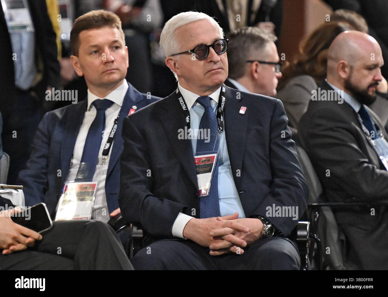 Moscow, Russia. 23rd Apr, 2025. President of the Russian Union of Industrialists and ...