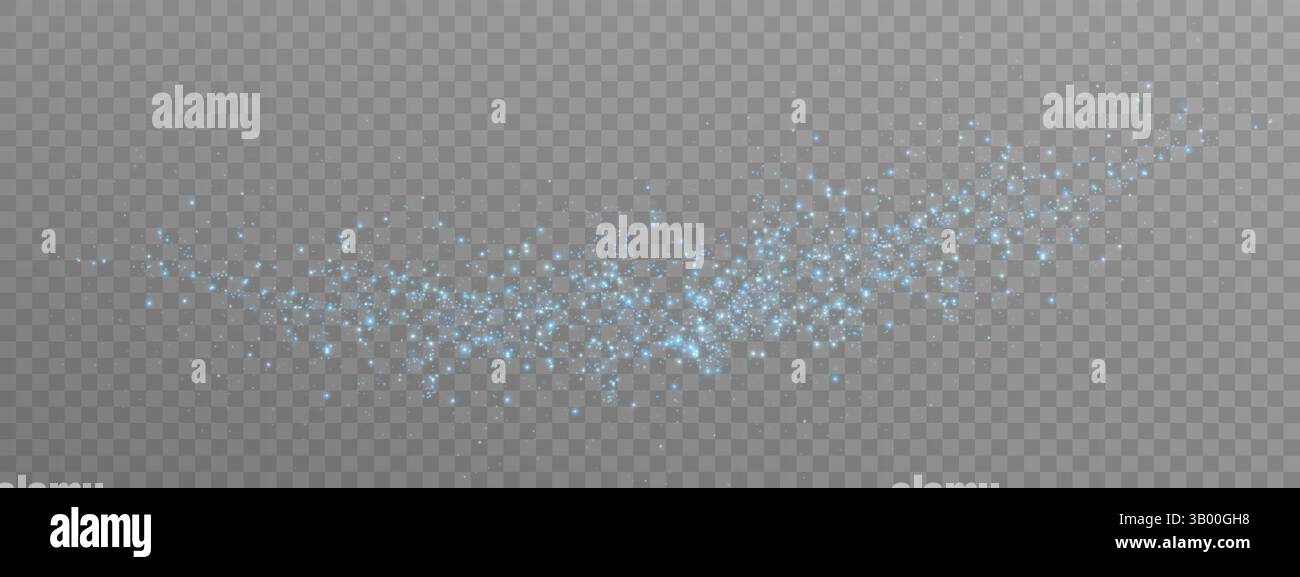 A Sparkling Blue Decorative Overlay Perfect for Enhancing Various ...