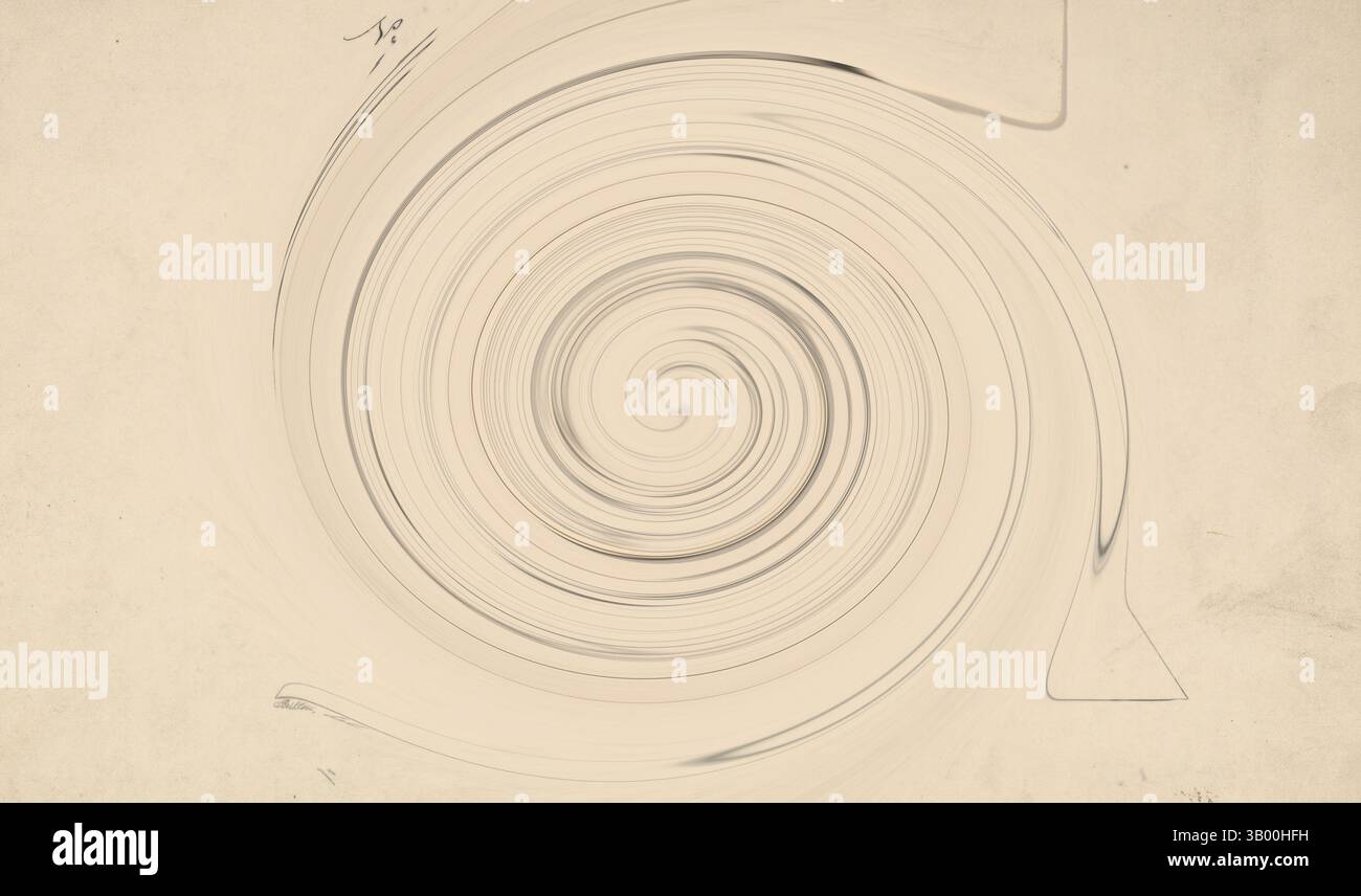 A stylized depiction of a bicycle, featuring exaggerated wheels and ...