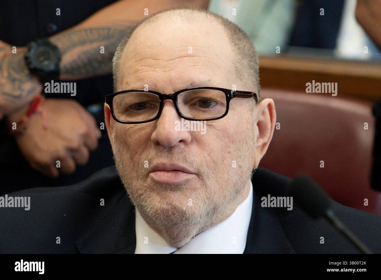 Harvey Weinstein appears in state court in Manhattan in his retrial on ...