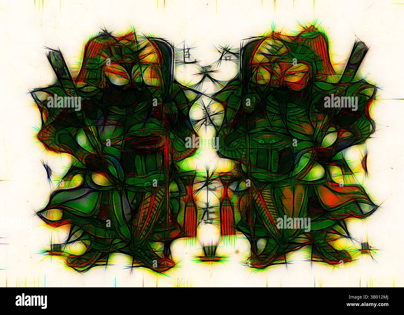 Striking representation of two armored figures hi-res stock photography ...