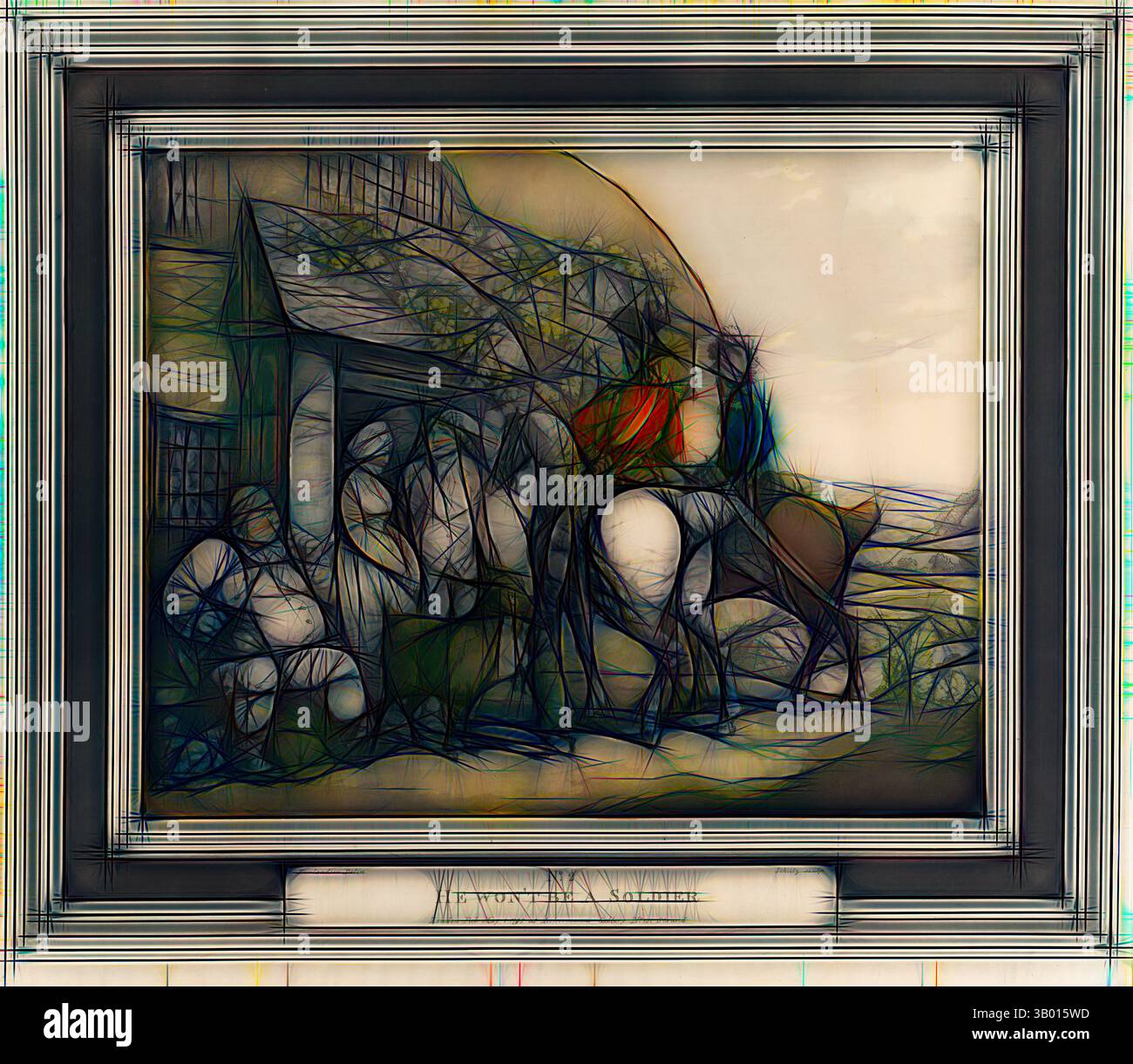 Abstract yet suggestive representation of hi-res stock photography and ...