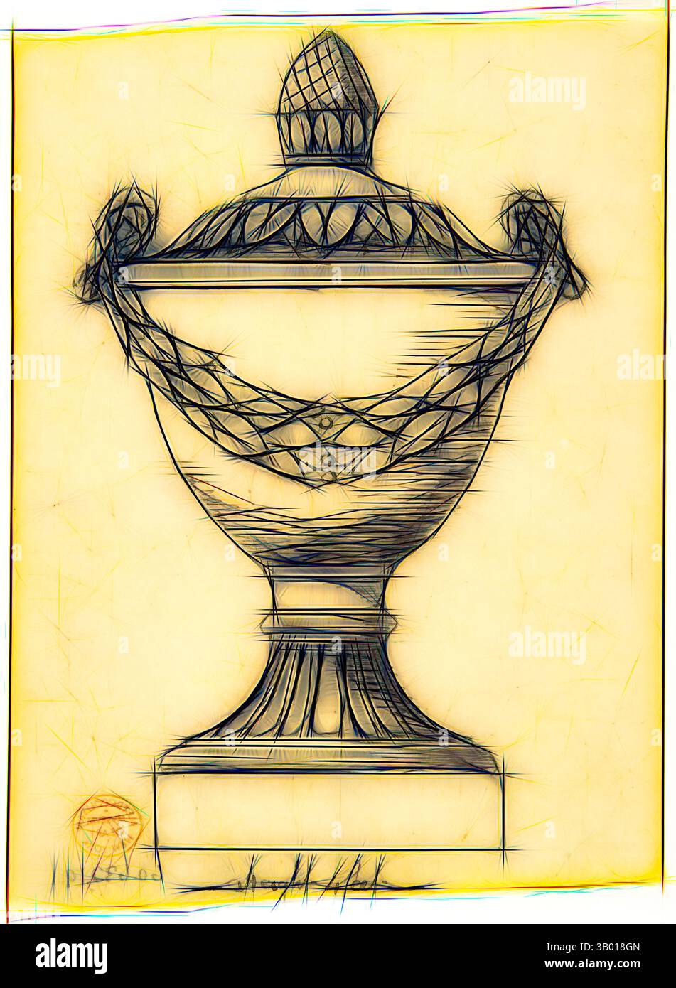 Ornate trophy shaped urn hi-res stock photography and images - Alamy