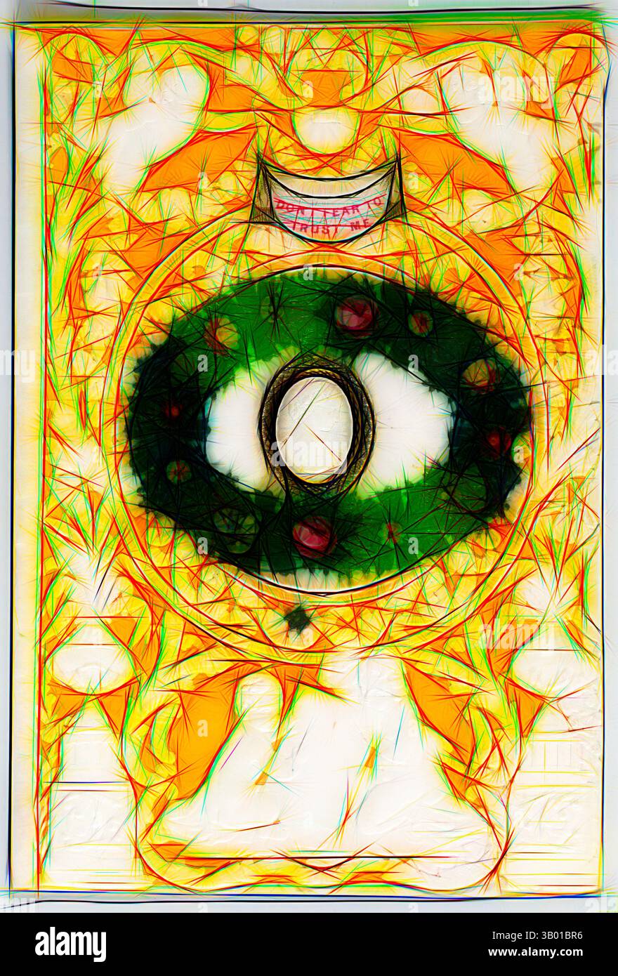 Prominent green element encircled hi-res stock photography and images ...