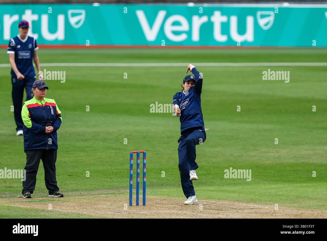 Birmingham, UK. 23rd Apr, 2025. #88, Charli Knott of Hampshire in ...