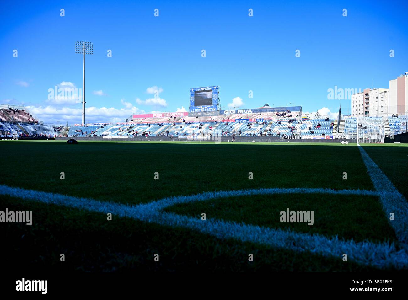Cagliari, Italia. 23rd Apr, 2025. Cagliari Calcio stadium prior the ...