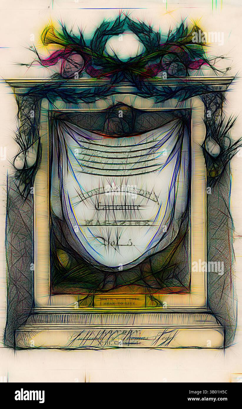 An ornate decorative frame surrounds a formal certificate, featuring a ...