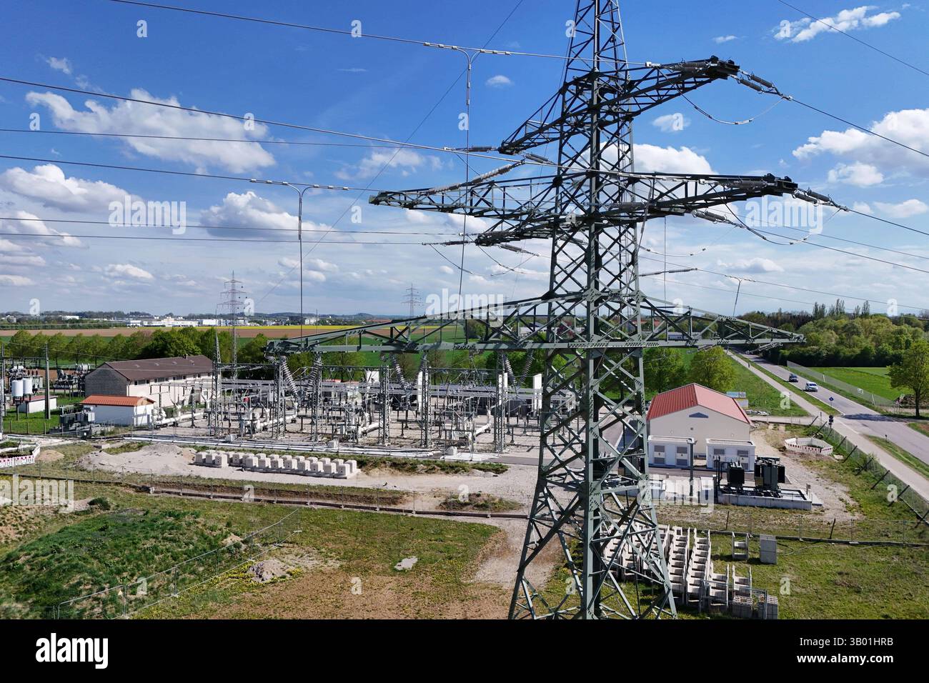 Netzausbau der deutschen Stromnetze,Stromtrassen,Ausbau Umspannwerk ...