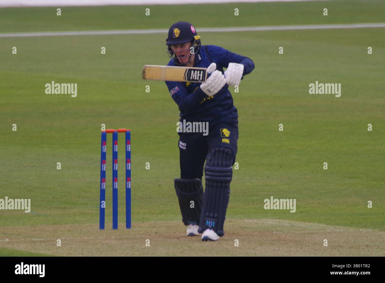 Chester le Street, England, 23 April 2025. Hollie Armitage batting for ...