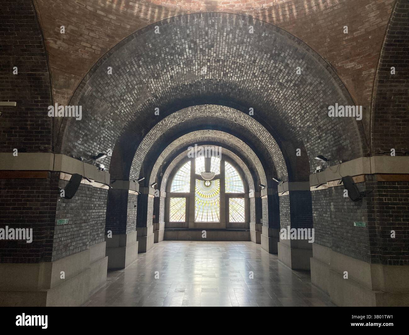 Liverpool Metropolitan Cathedral. Lutyens Crypt below. Arches and ...