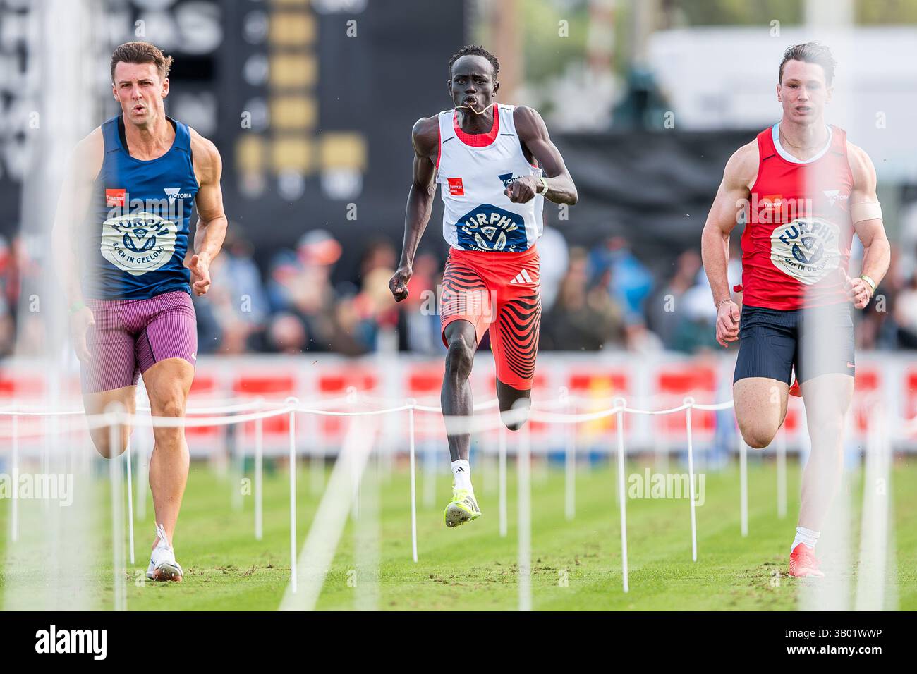 Gout Gout seen competing at the Powercor Stawell Gift. The 143rd ...