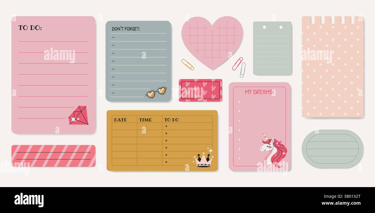 Realistic paper pages mockup Stock Vector Images - Alamy