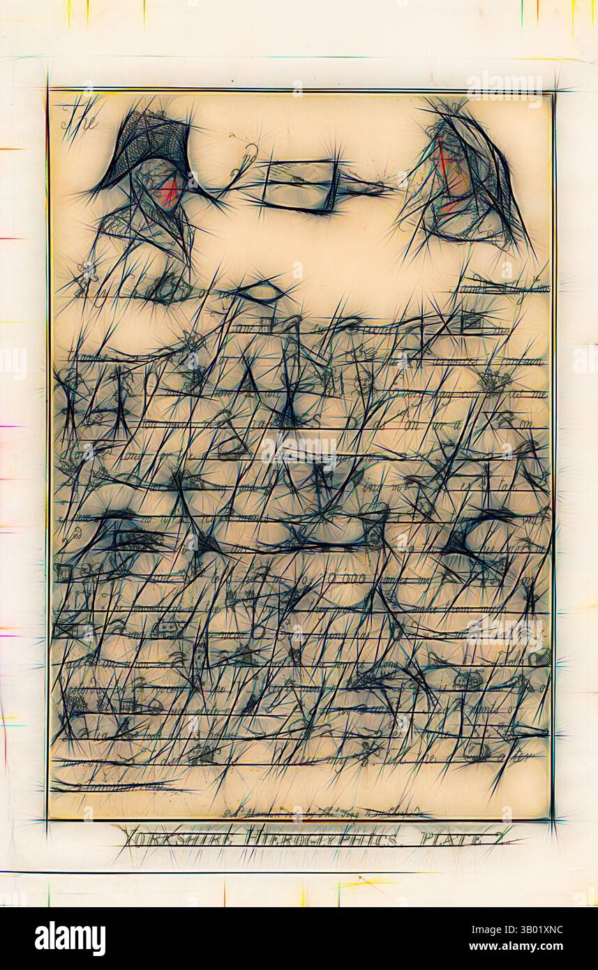 Abstract depiction of two figures facing hi-res stock photography and ...