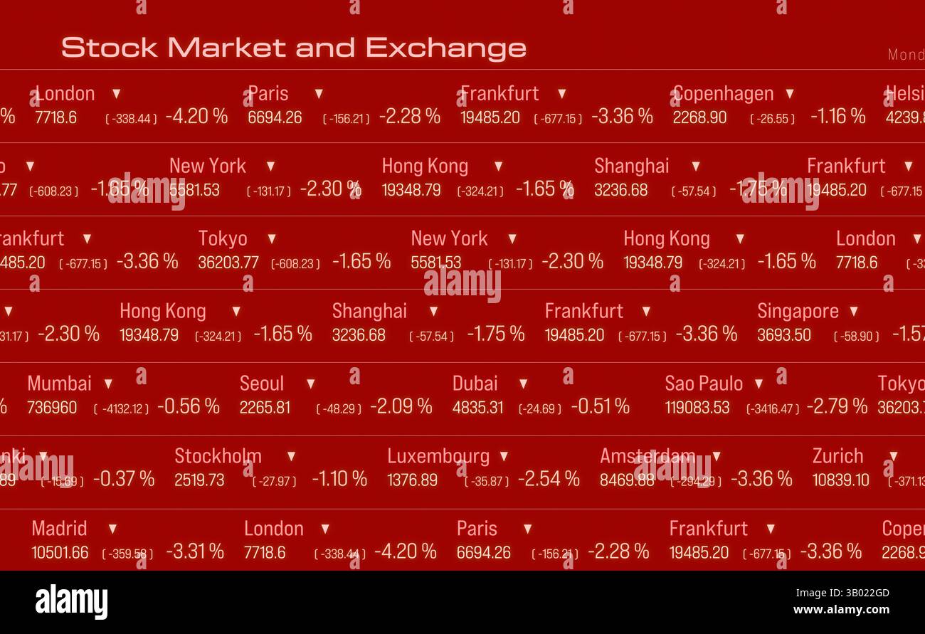 Bear market, falling stock market. Bear market, falling stock market ...