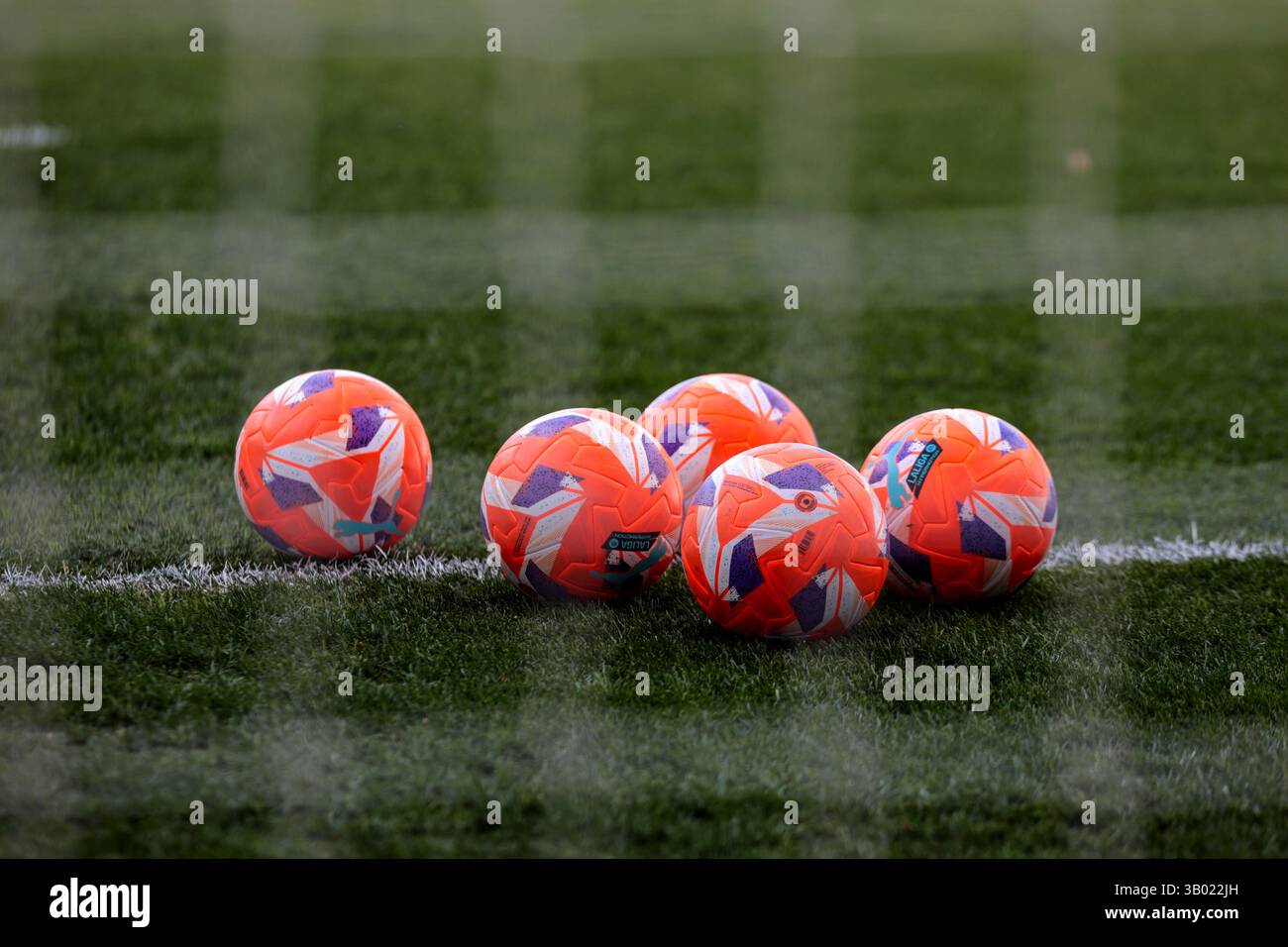 Soccer football ball grass equipment hi-res stock photography and ...