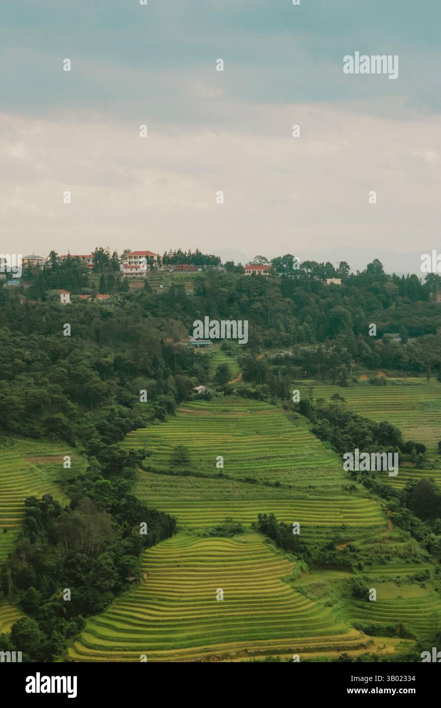 View across Ha Giang Loop, Vietnam Stock Photo - Alamy