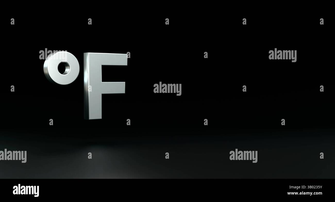 Silver shiny Fahrenheit symbol. Silver shiny Fahrenheit symbol ...