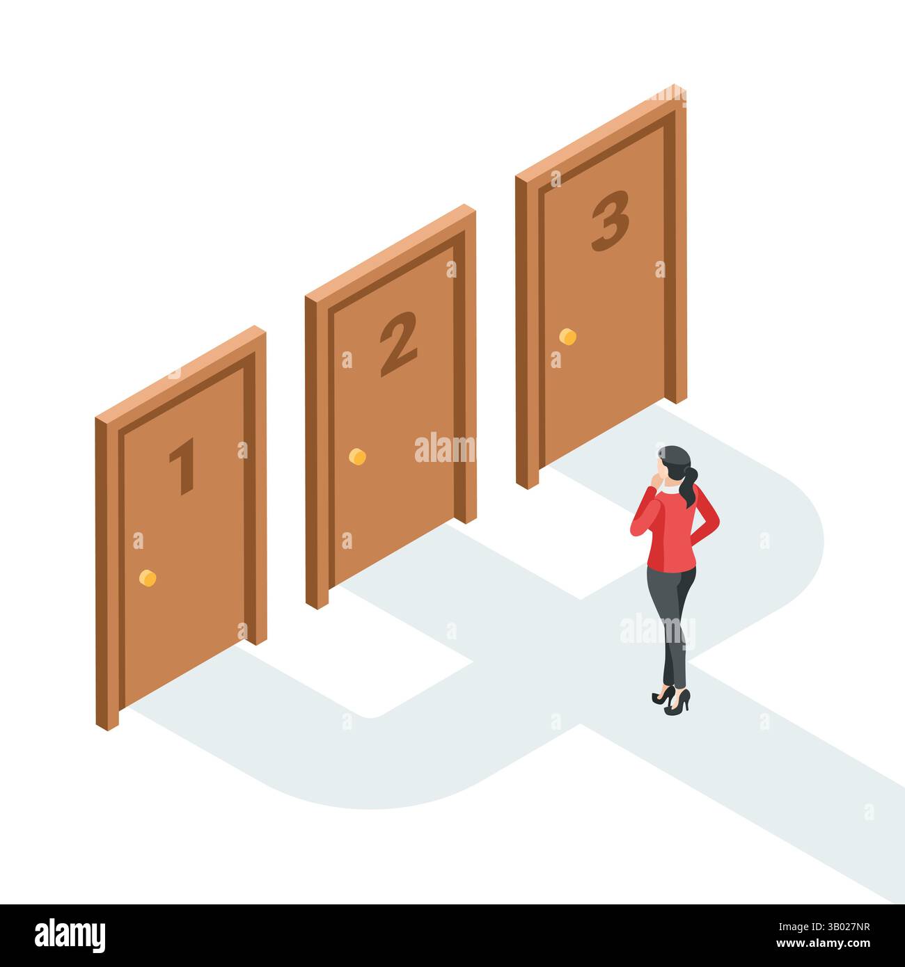 Door with room numbers Stock Vector Images - Alamy