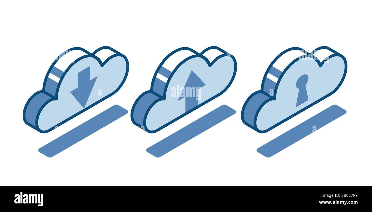 Share file icons in Cut Out Stock Images & Pictures - Alamy