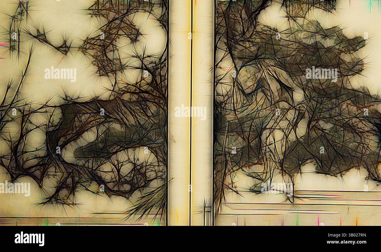 Abstract depiction of intertwined branches hi-res stock photography and ...