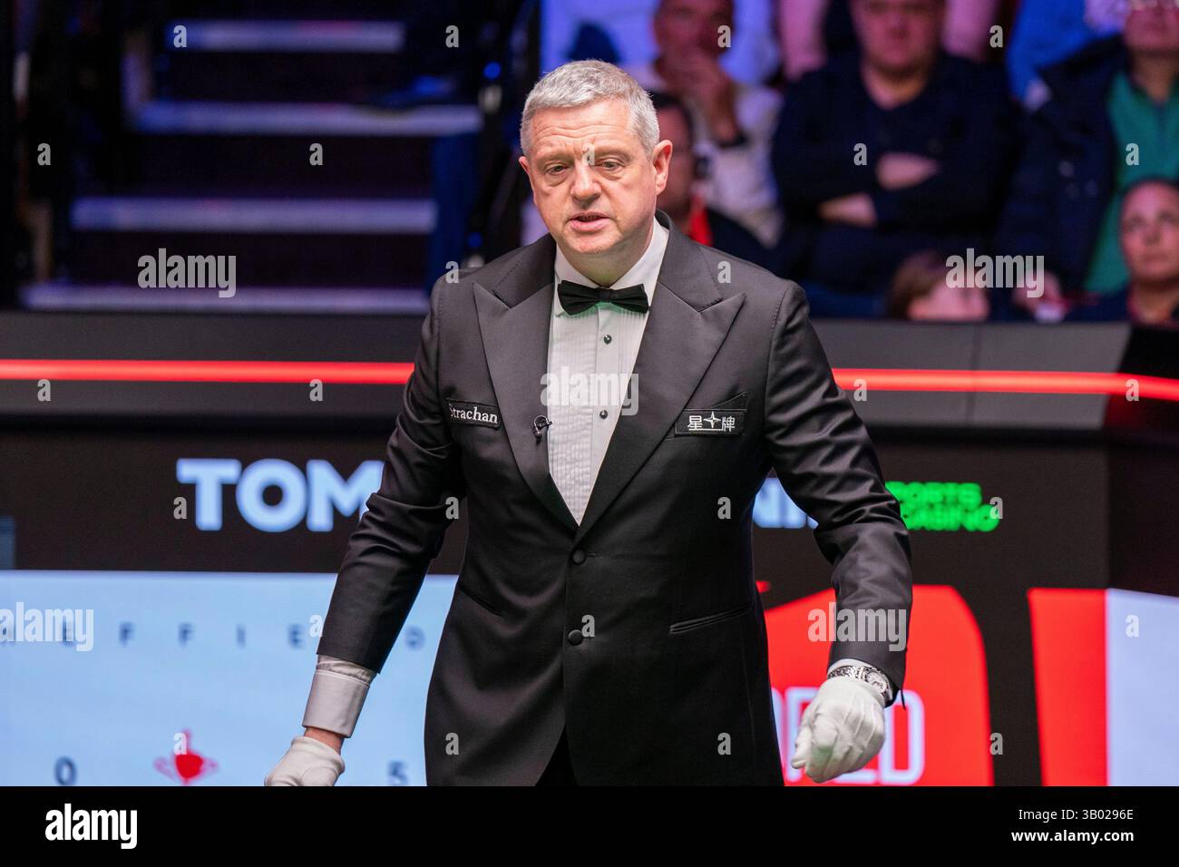 Sheffield, UK. 23rd Apr, 2025. Referee Rob Spencer during the 2025 Halo ...