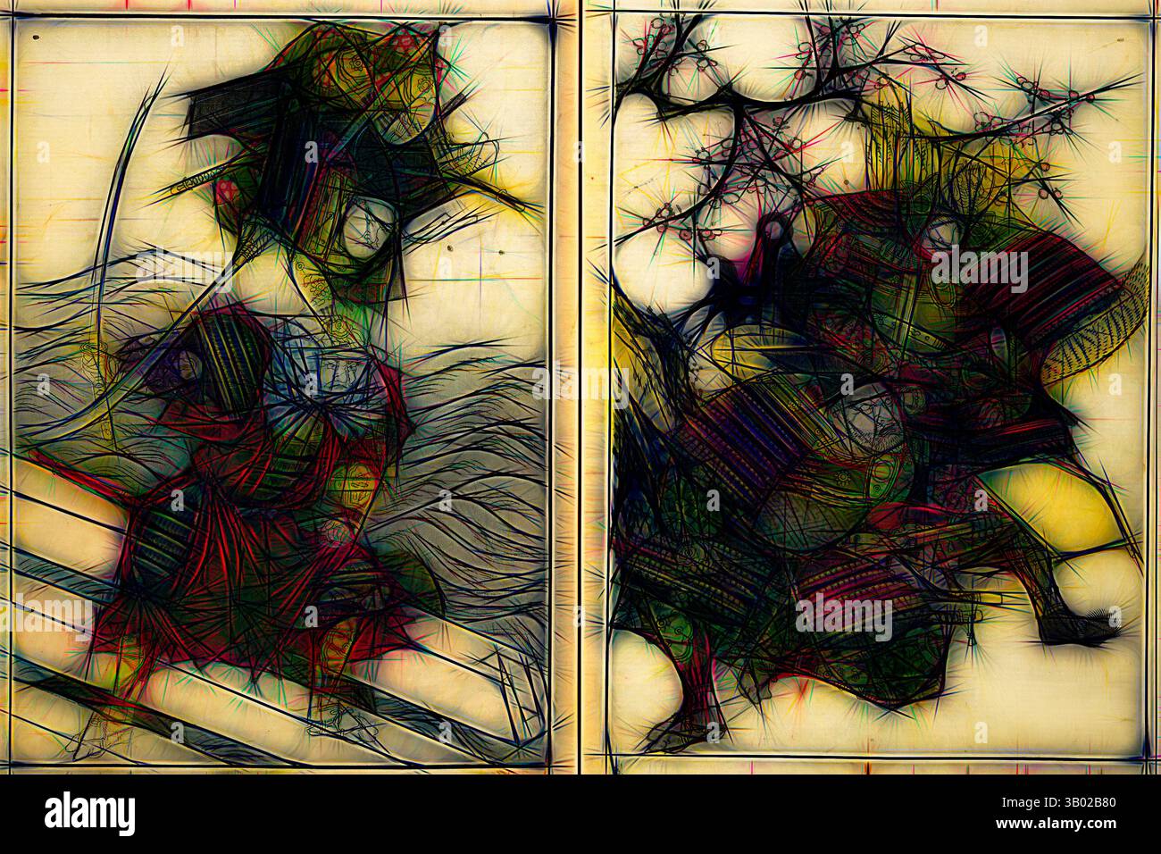 Graceful depiction of two figures hi-res stock photography and images ...