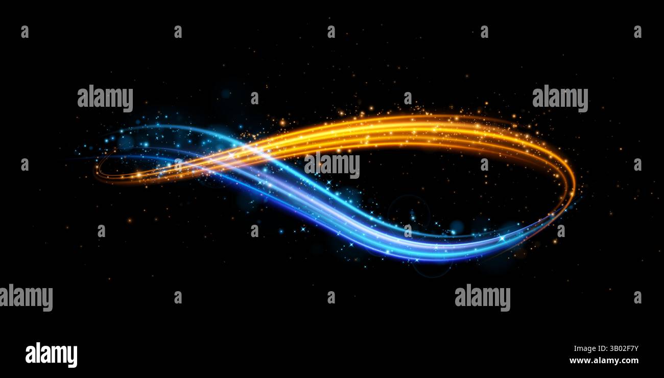 The Dynamic Flow of Light Waves Showcasing a Spectrum of Exciting, Bold ...