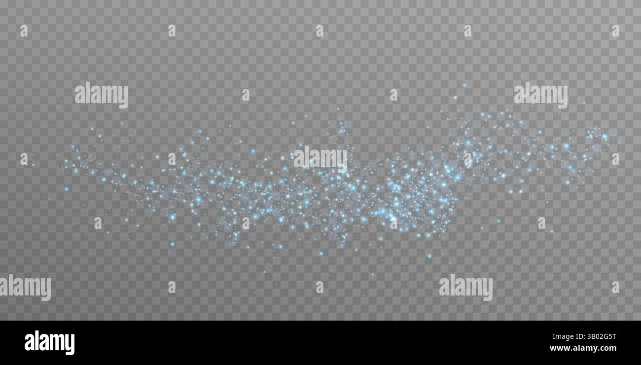 Enchanting sparkling blue particle hi-res stock photography and images ...