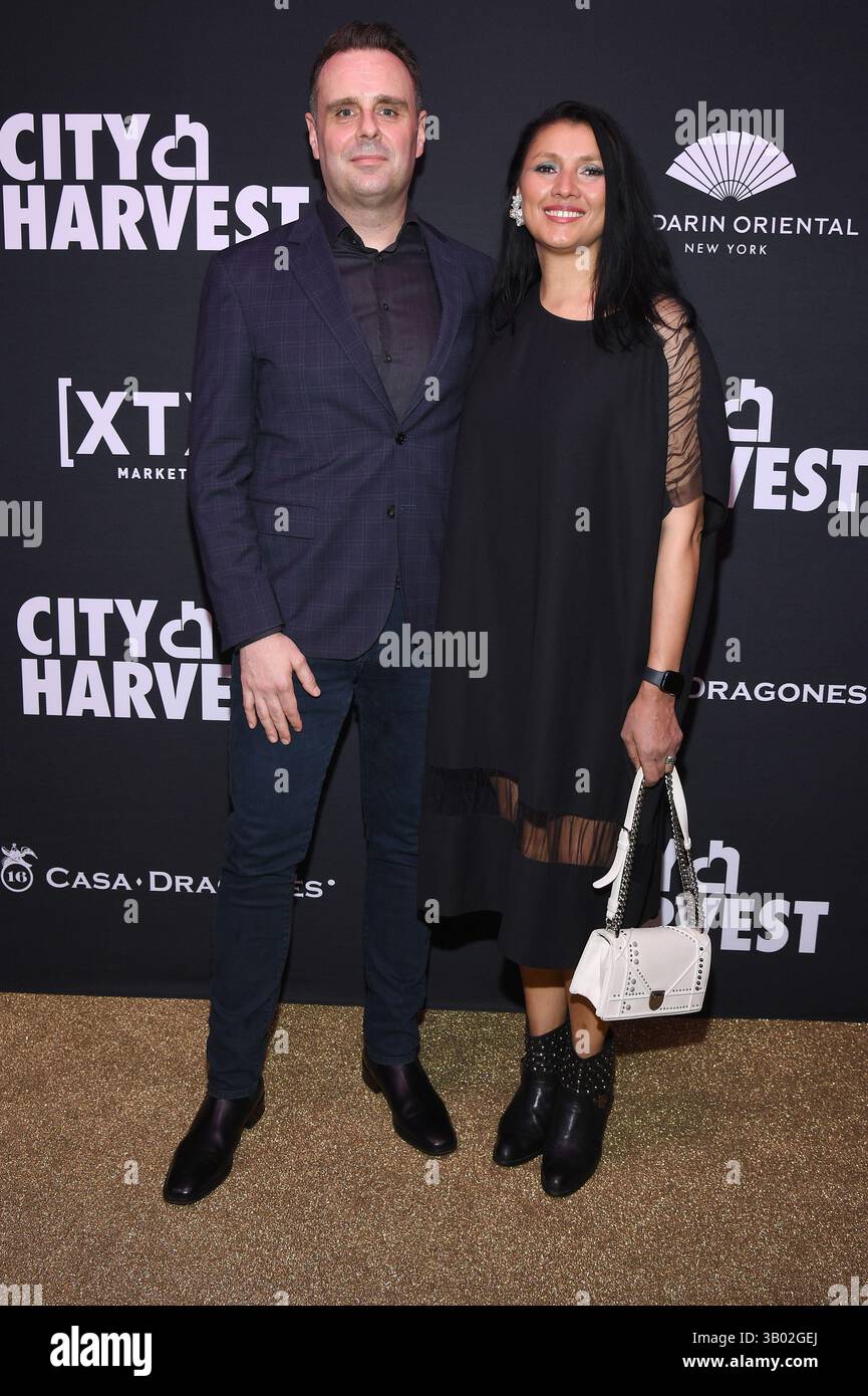 New York, USA. 22nd Apr, 2025. (L-R) Markus Glocker and Klavdia ...