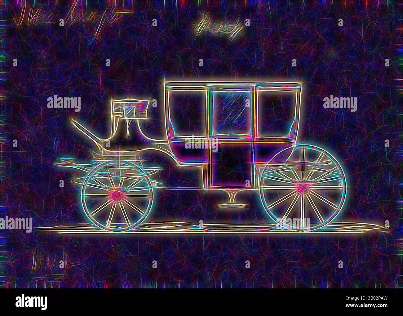 Stylized carriage features hi-res stock photography and images - Alamy