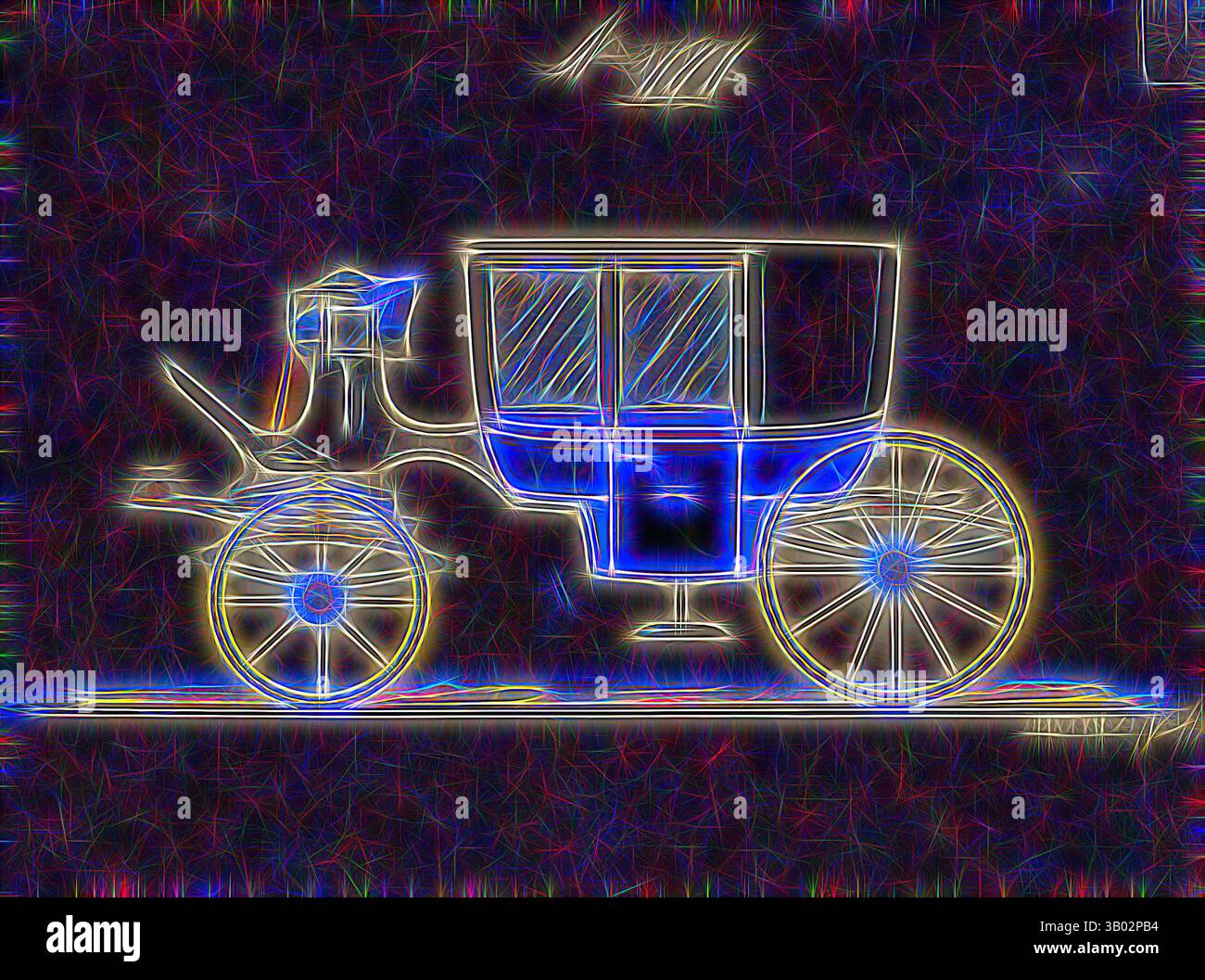 Outlined in vivid colors hi-res stock photography and images - Alamy