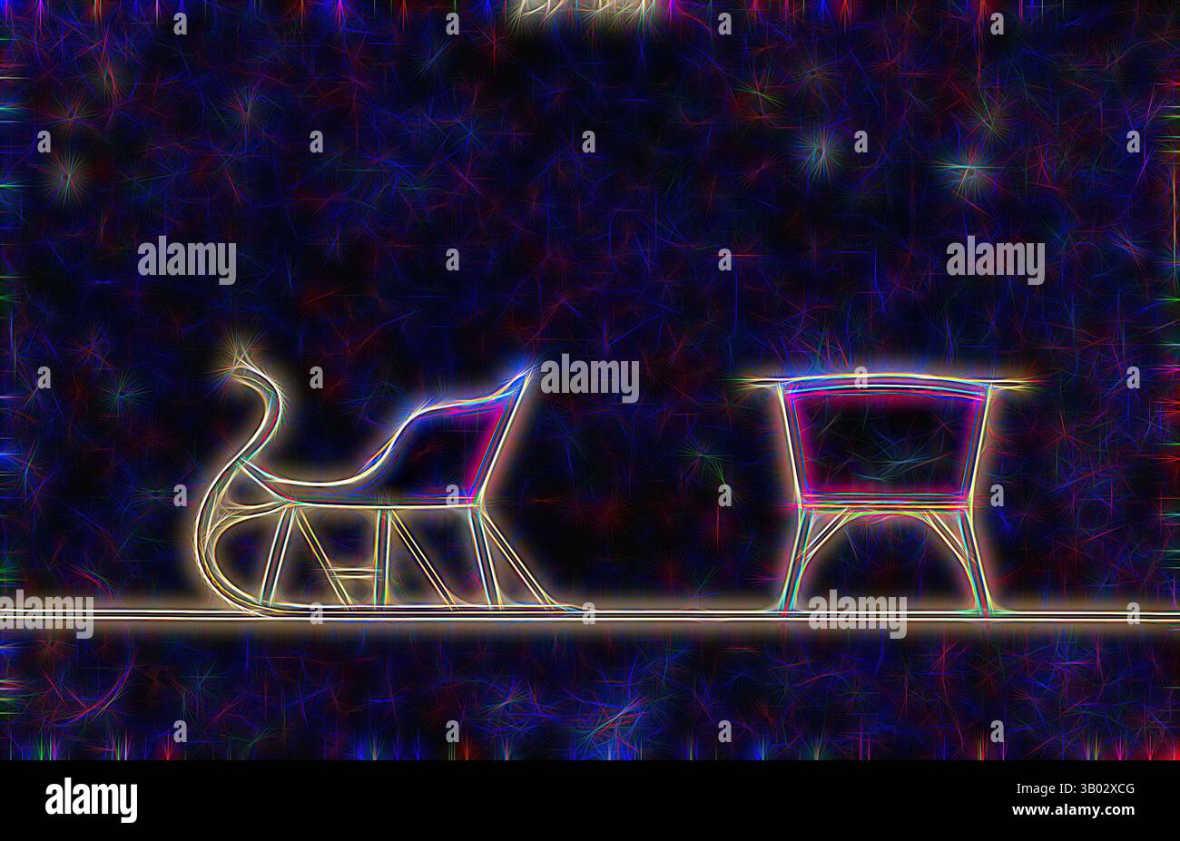 Stylized sleigh alongside hi-res stock photography and images - Alamy