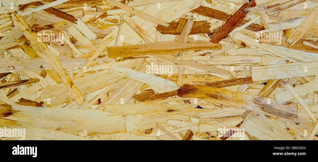 OSB board texture closeup suitable for construction, renovation and ...