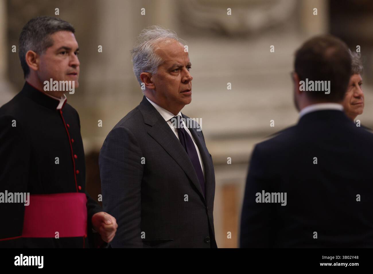 Roma, . 23rd Apr, 2025. Città del Vaticano, 23 aprile 2025: La premier ...