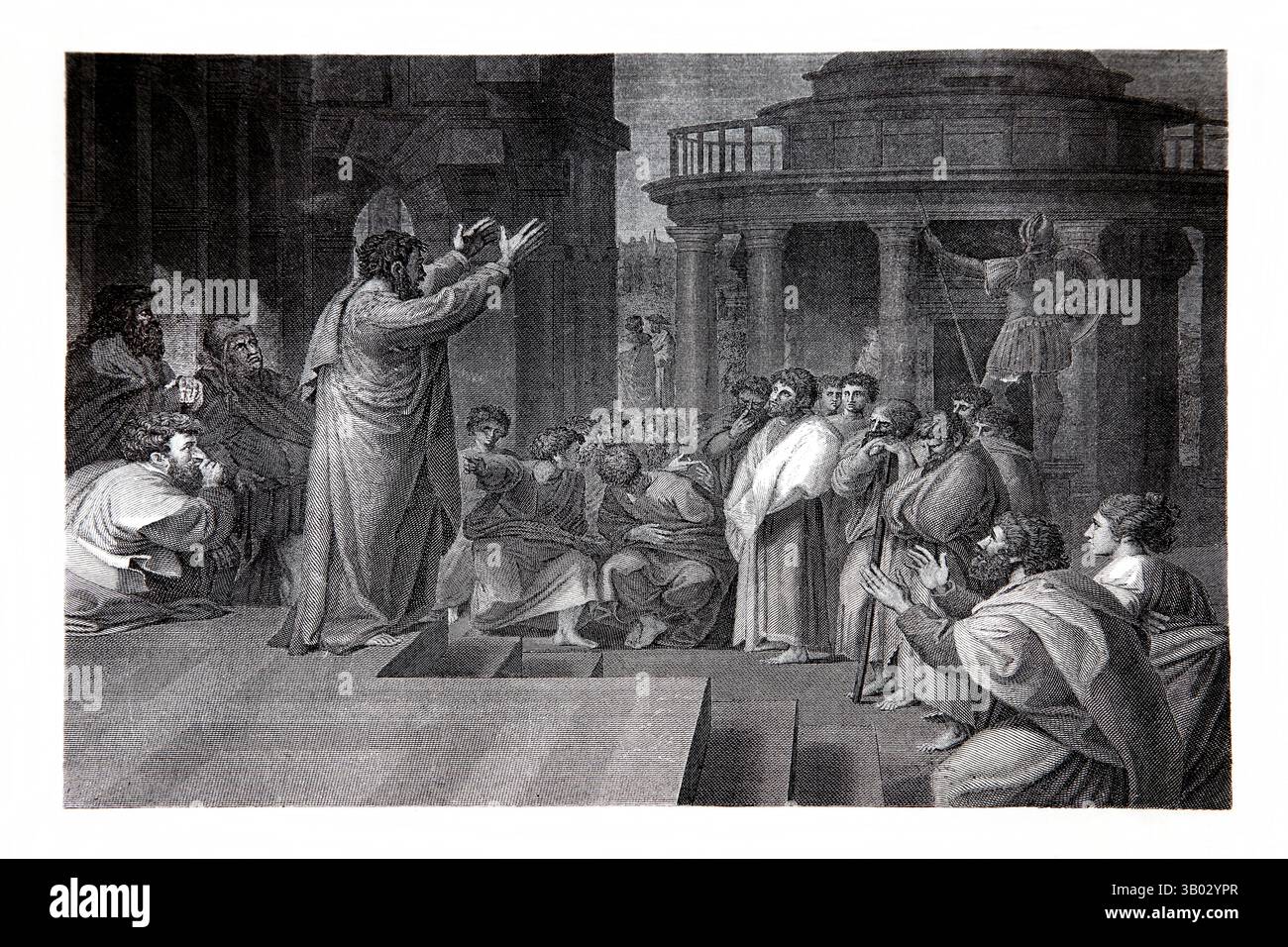 Illustration of Paul Preaching At Athens (The Areopagus Sermon) Acts of ...