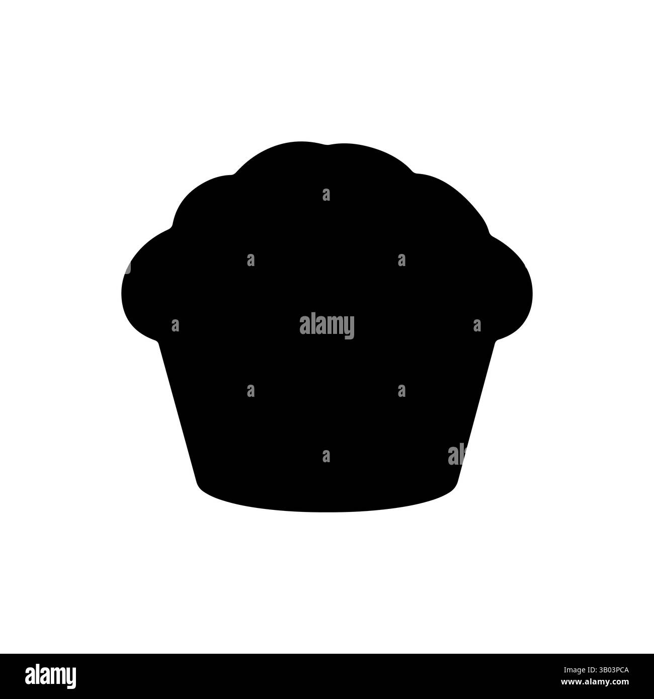 Cupcake silhouette vector flat illustration design Stock Vector Image ...