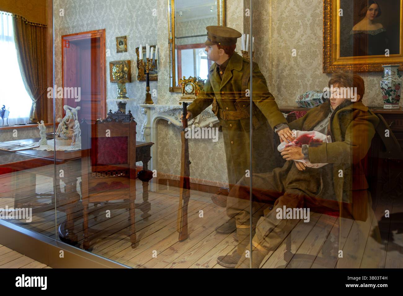 First World War One diorama at Memorial Museum Passchendaele 1917 about ...