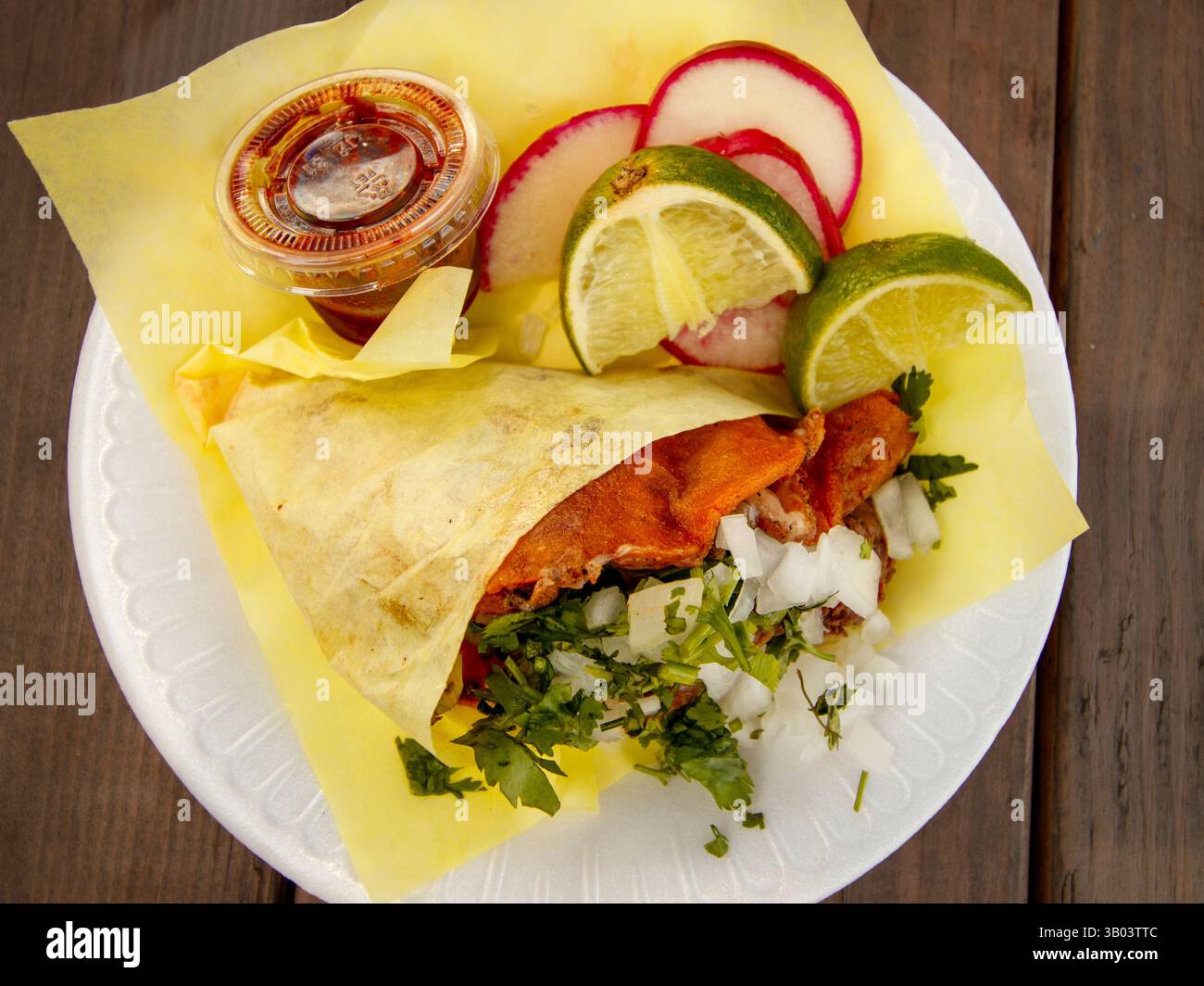 un dorado de birria con consome dip the tortillas in the birria oil ...