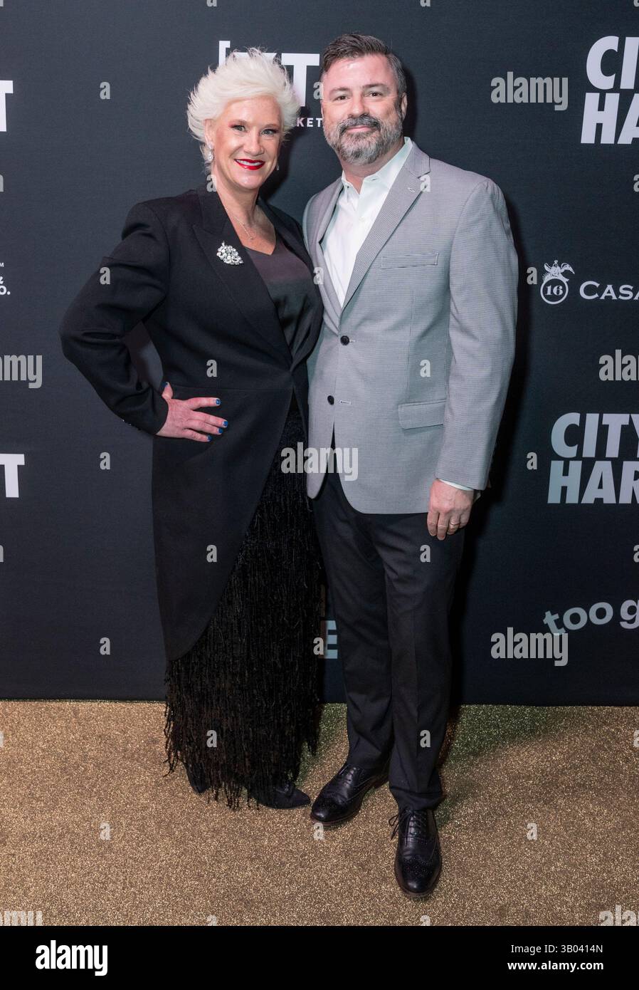 Anne Burrell, Stuart Claxton attend City Harvest 2025 Gala at Cipriani ...