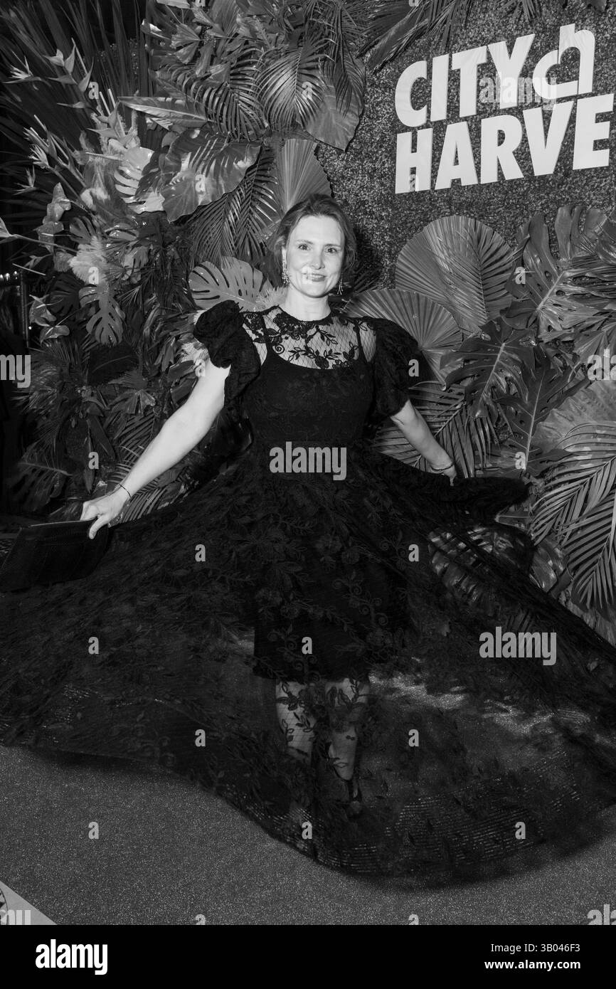 Leslie M. Simpson wearing dress by Christian Siriano attends City ...