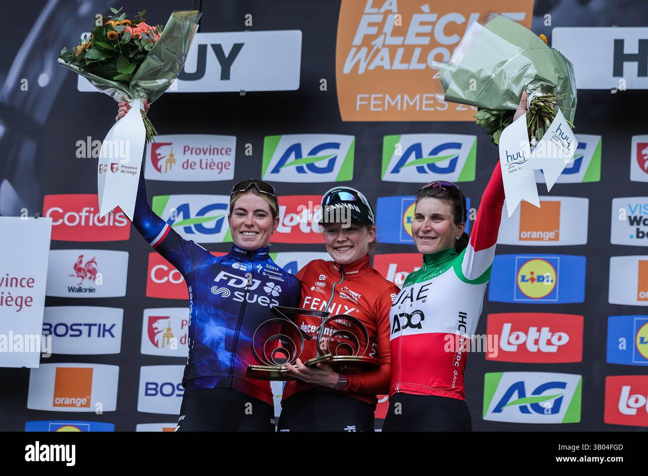 Germany. 23rd Apr, 2025. iRadsport UCI World Tour Women Elite La Fleche Wallonne Femmes am 23.04 ...
