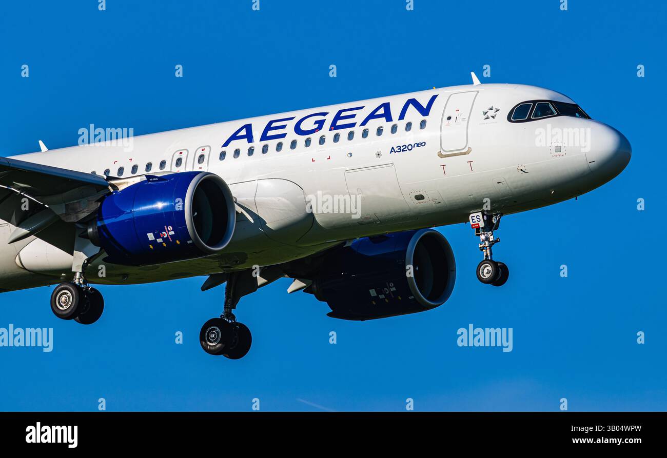Zurich, Switzerland, 11th Apr 2025:: An Airbus A320-271N (Airbus ...