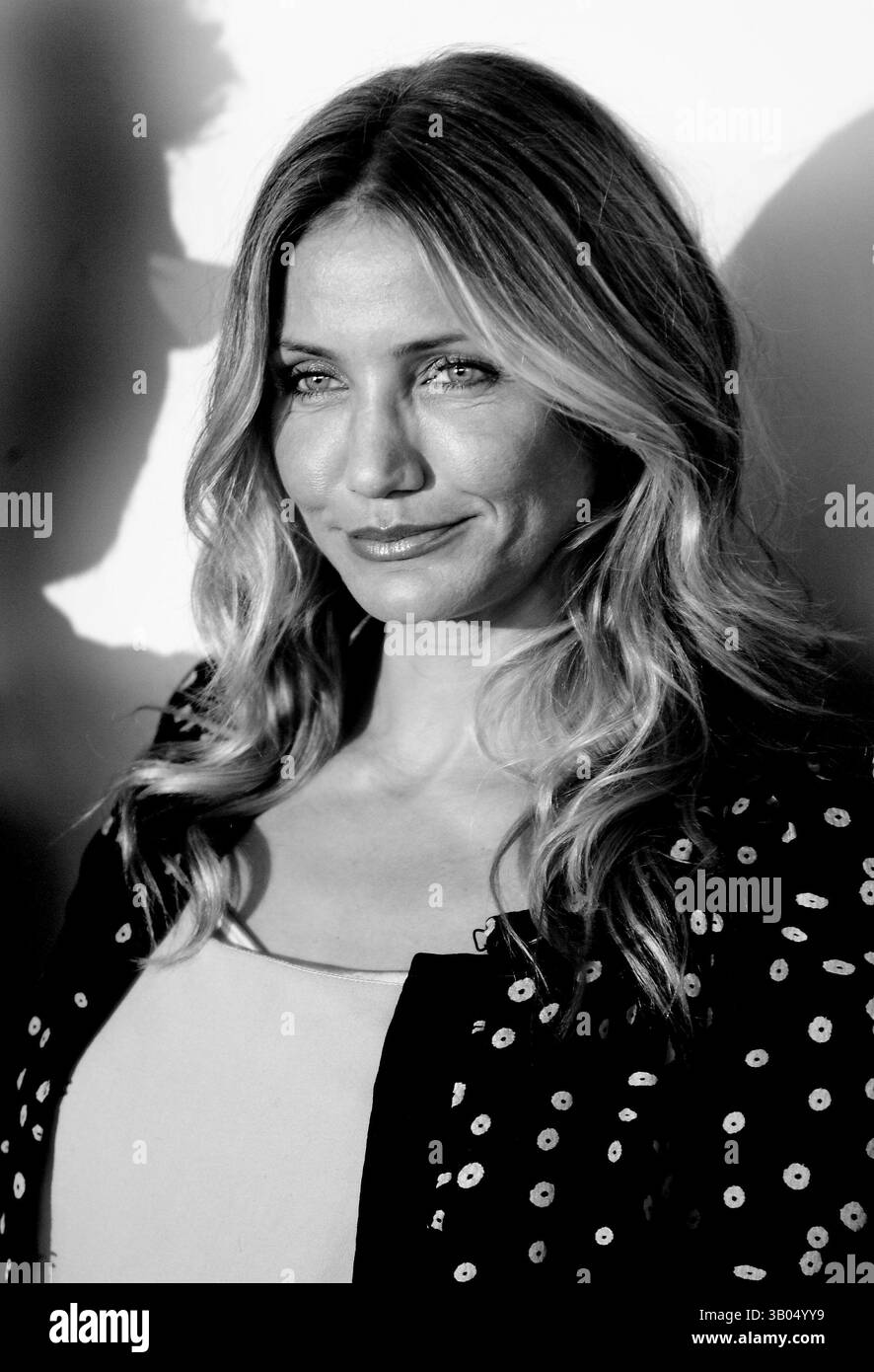 Cameron diaz 2010 Black and White Stock Photos & Images - Alamy