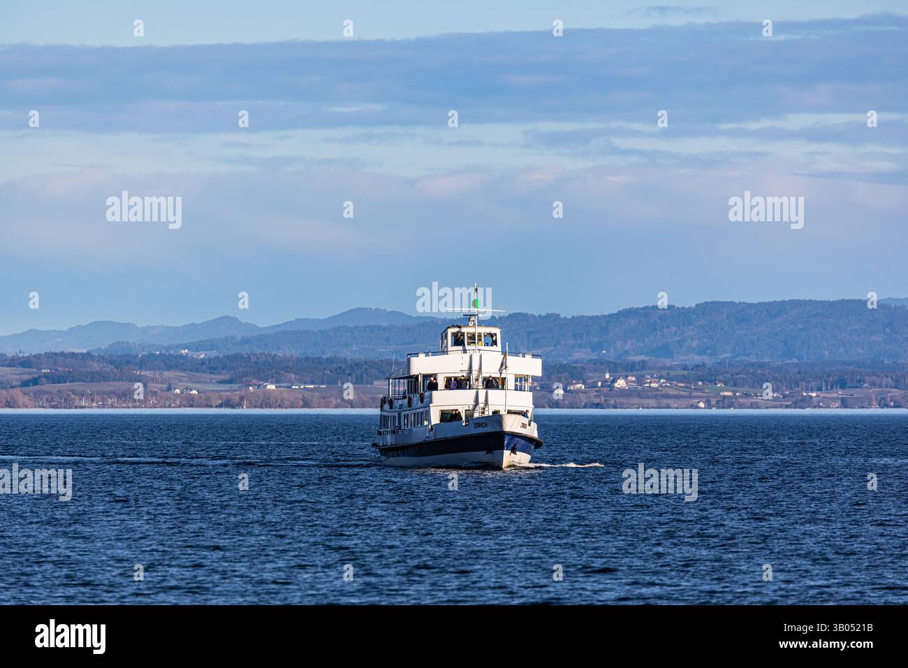 Romanshorn, Switzerland, 26th Jan 2025: The motor ship Zurich of the ...