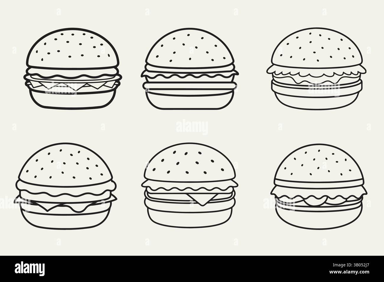 Simple outline vector vectors hi-res stock photography and images - Alamy