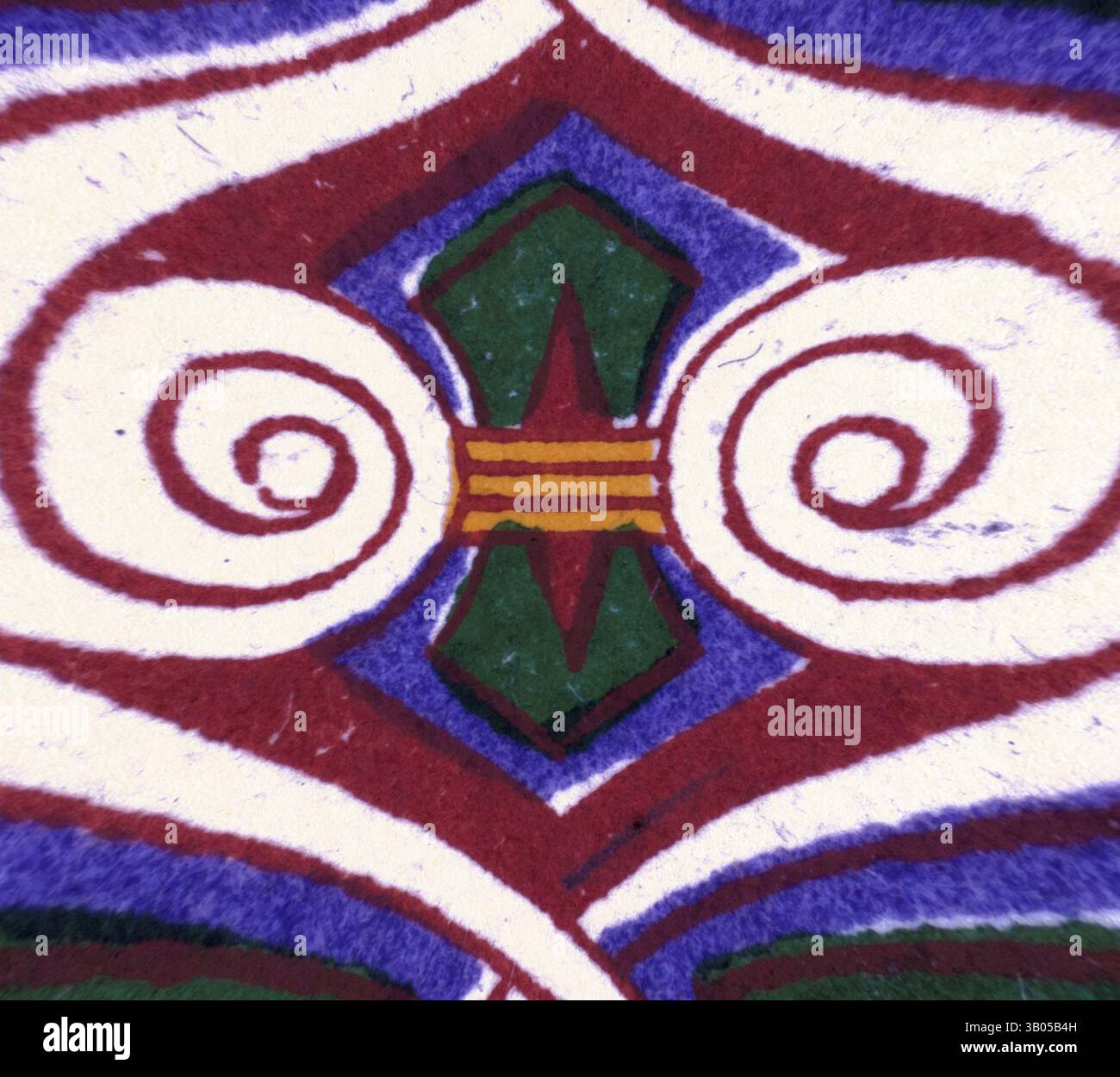 A vibrant design featuring intricate swirling patterns and geometric ...