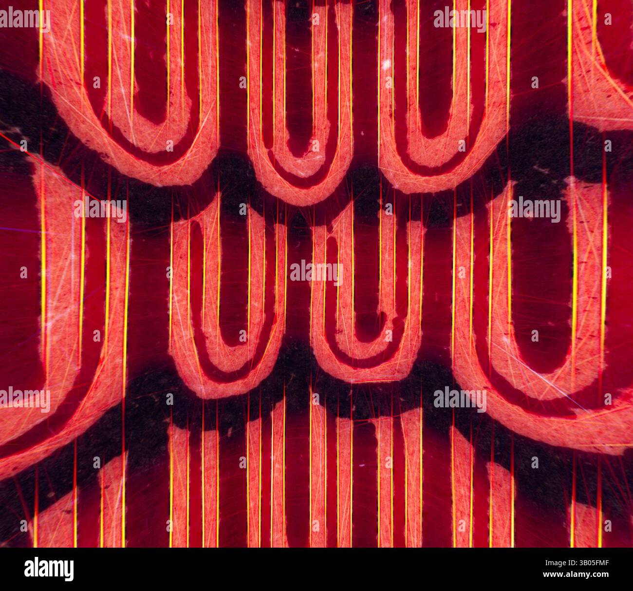 Abstract pattern of intertwined shapes creates hi-res stock photography ...