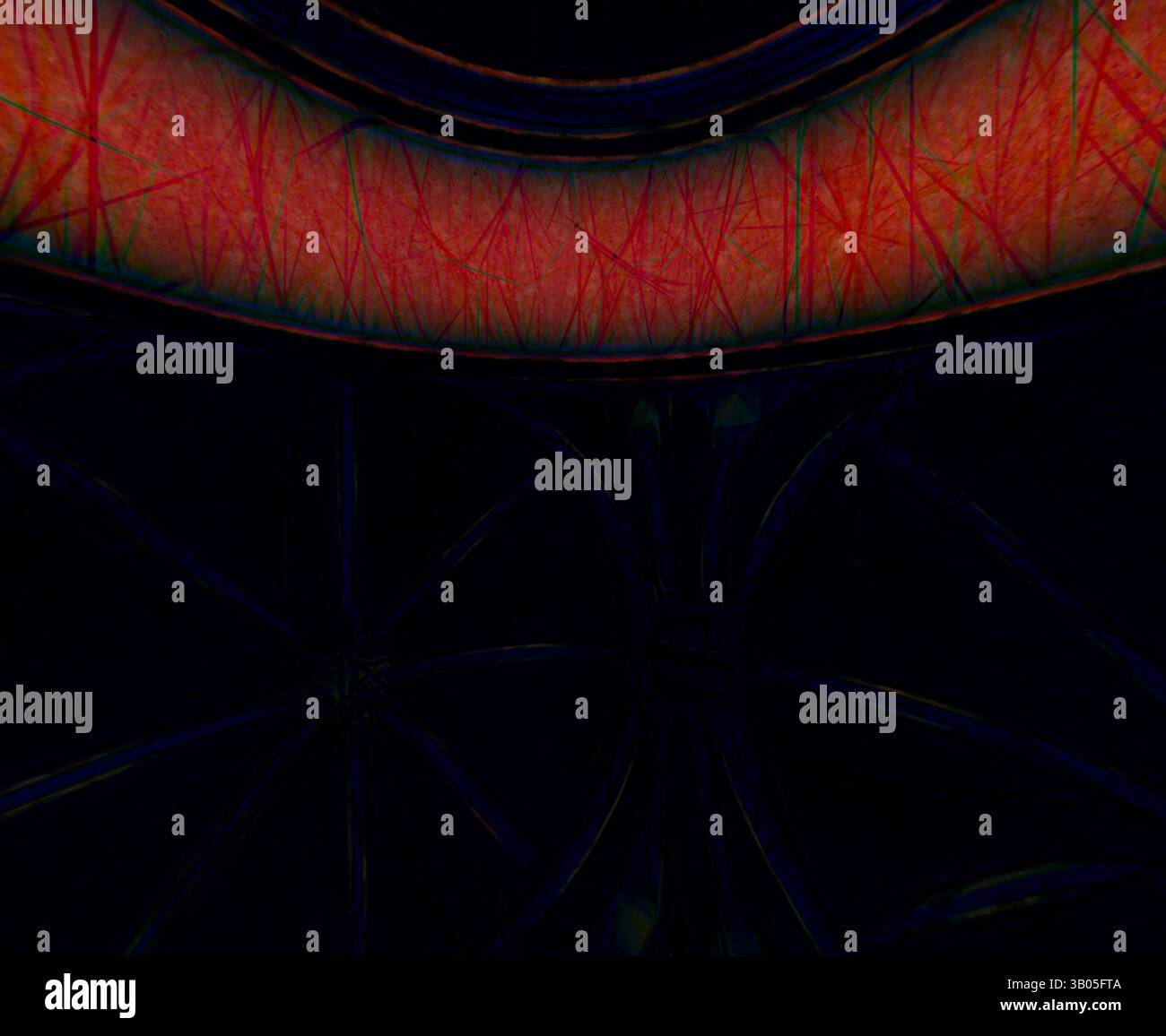 An abstract composition featuring intricate patterns and textures, with ...